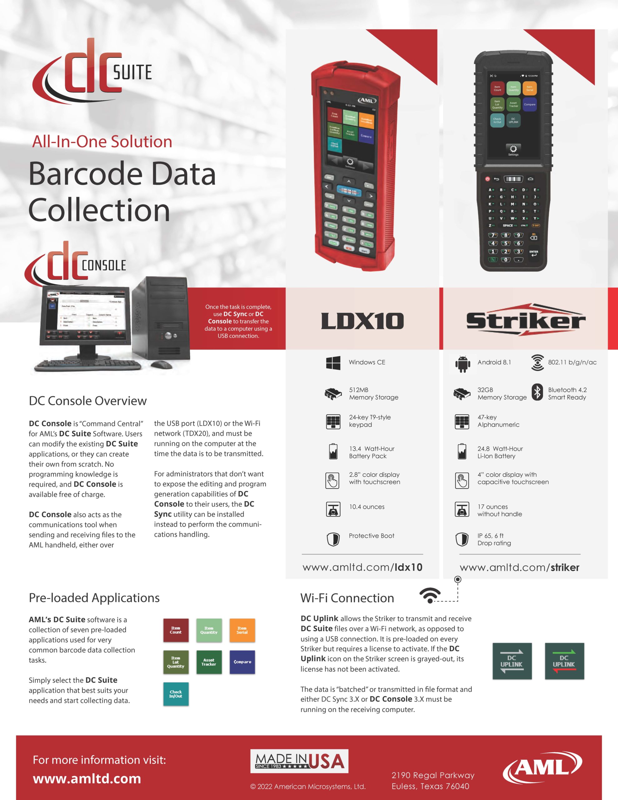 DC Suite Mobile Data Collection Software – AML Mobile Computers and Kiosks